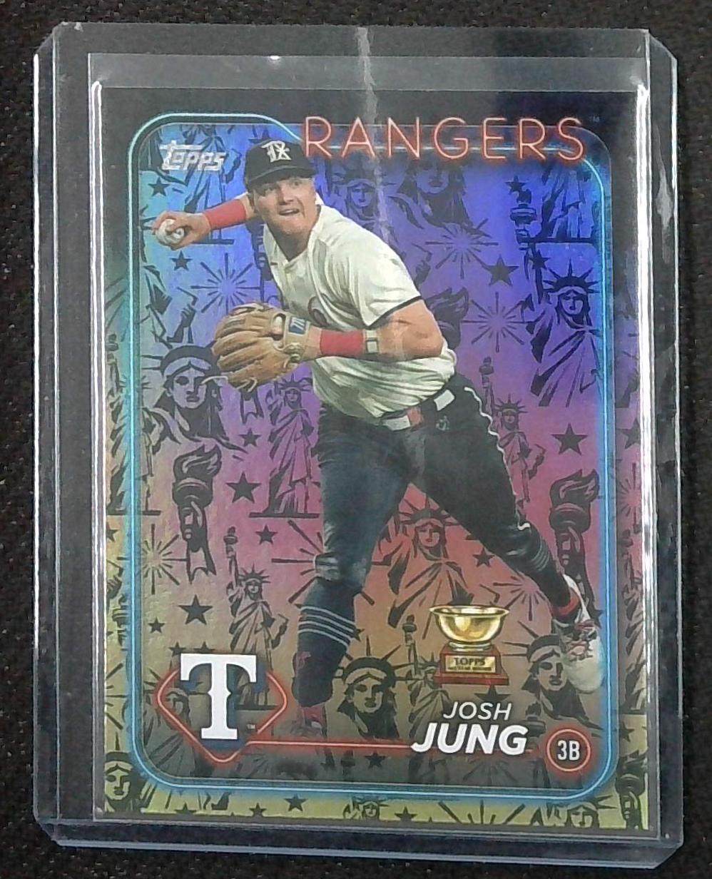 2024 Topps Series 2 - Statue of Liberty SP #620 Josh Jung. Texas Range – Great American Sports Cards