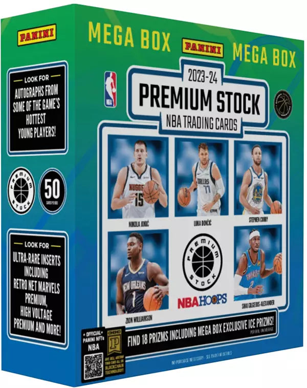 2023-24 NBA Hoops Premium Stock Mega – Great American Sports Cards