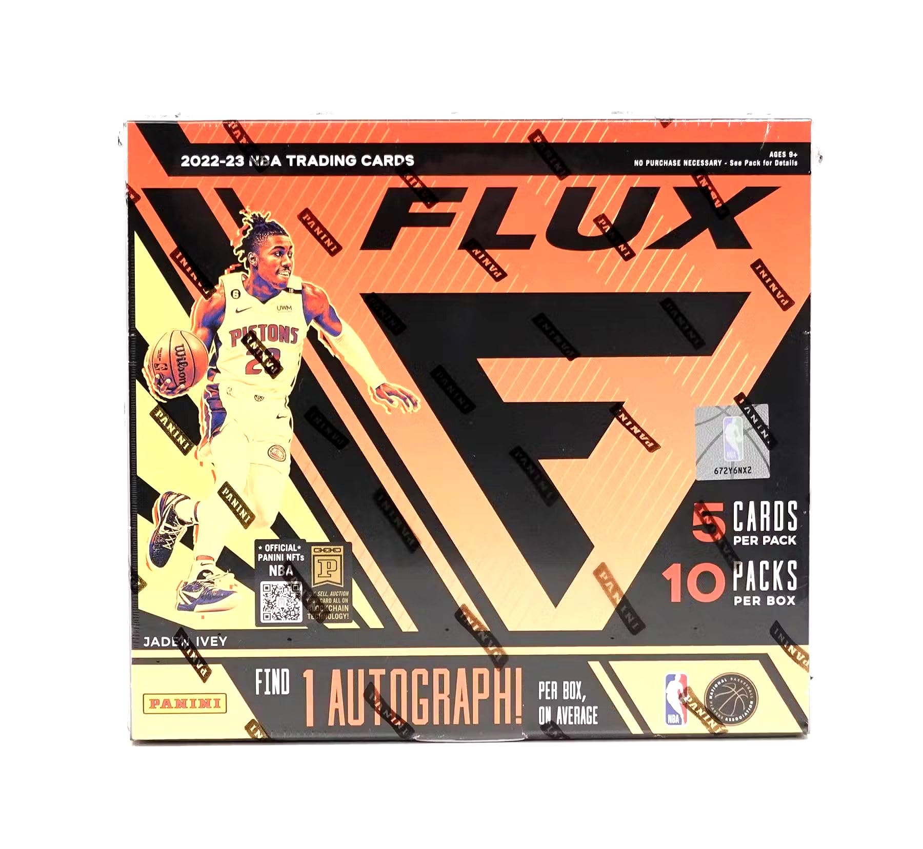2022/23 Panini Flux Basketball Hobby Box – Great American Sports Cards