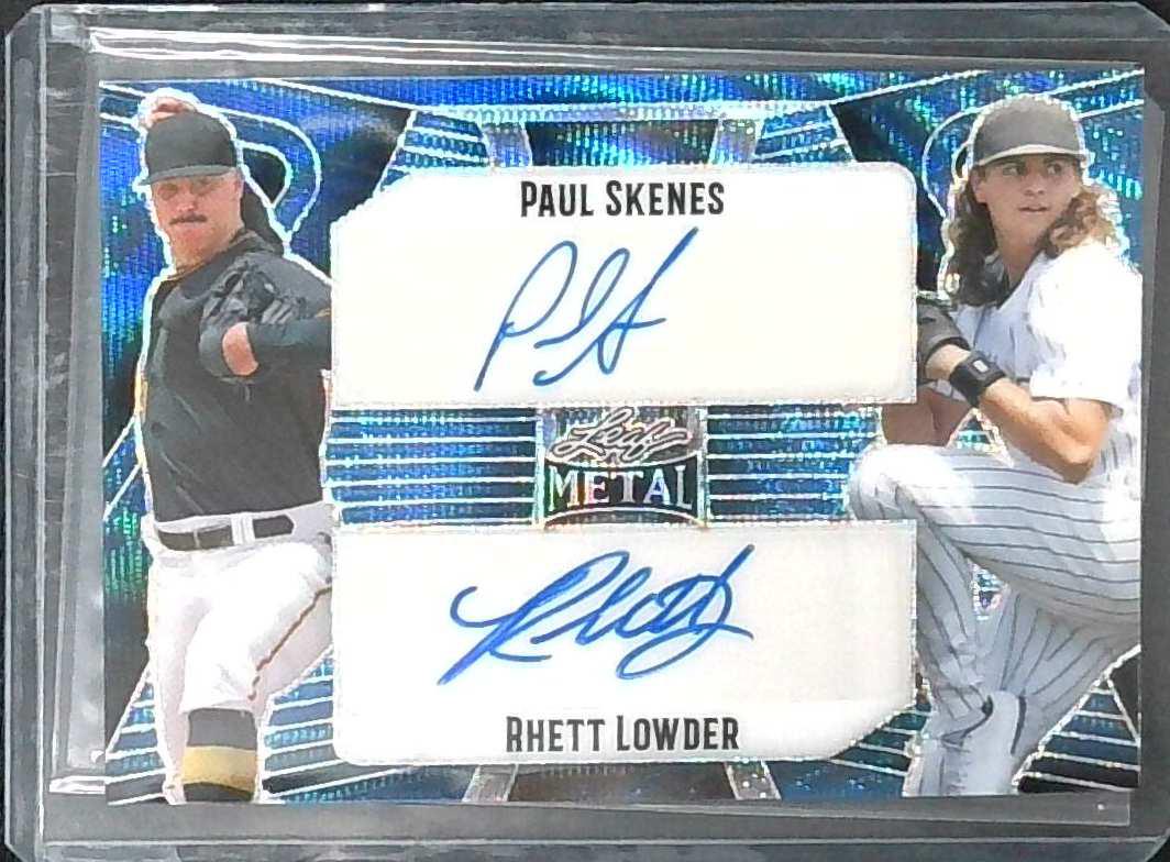 2023 Leaf Metal Paul Skenes Rhett Lowder Dual Auto #'d 6/8 – Great ...