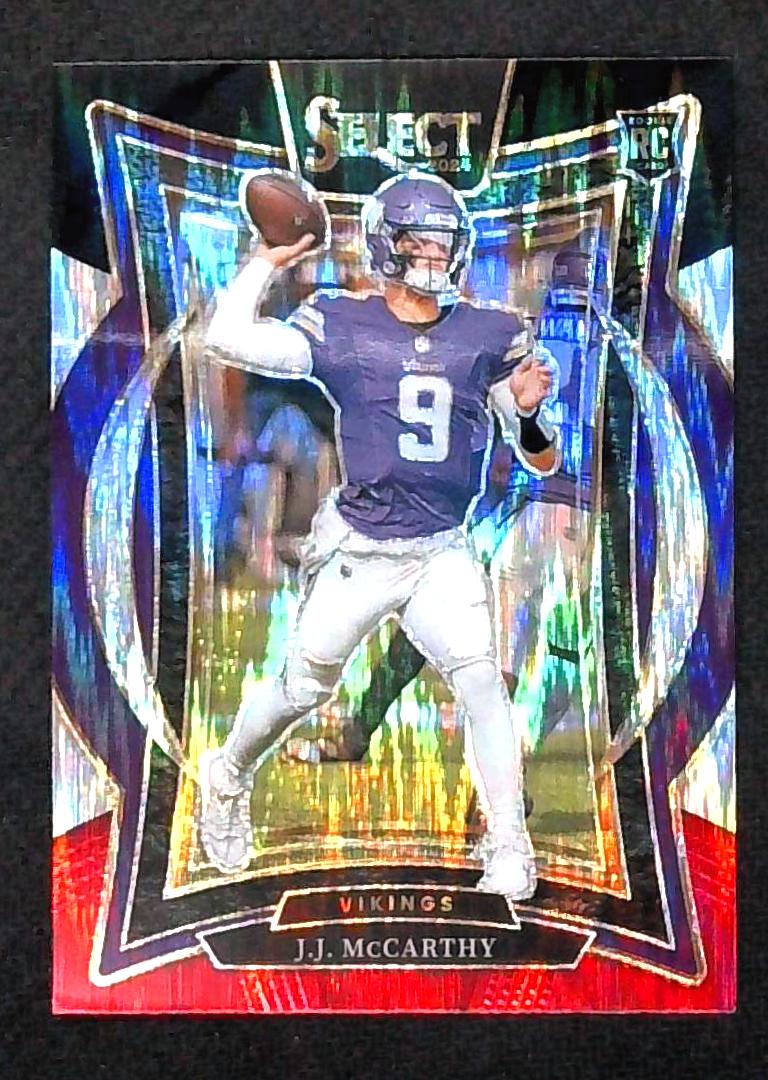 2024 Select Black & Red Flash JJ McCarthy Concourse Rookie – Great ...
