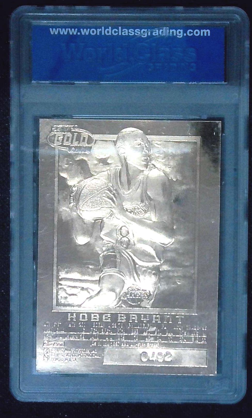 1996-97 Skybox EX-2000 23 KT Gold - KOBE BRYANT - Rookie Purple Signat ...