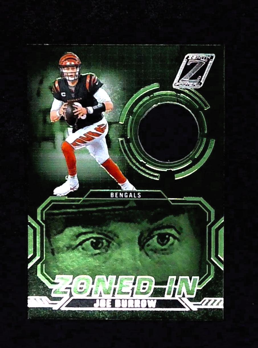 Joe Burrow - 2024 Panini Zenith Zoned In Relic #ZI-JBW - Cincinnati Be ...