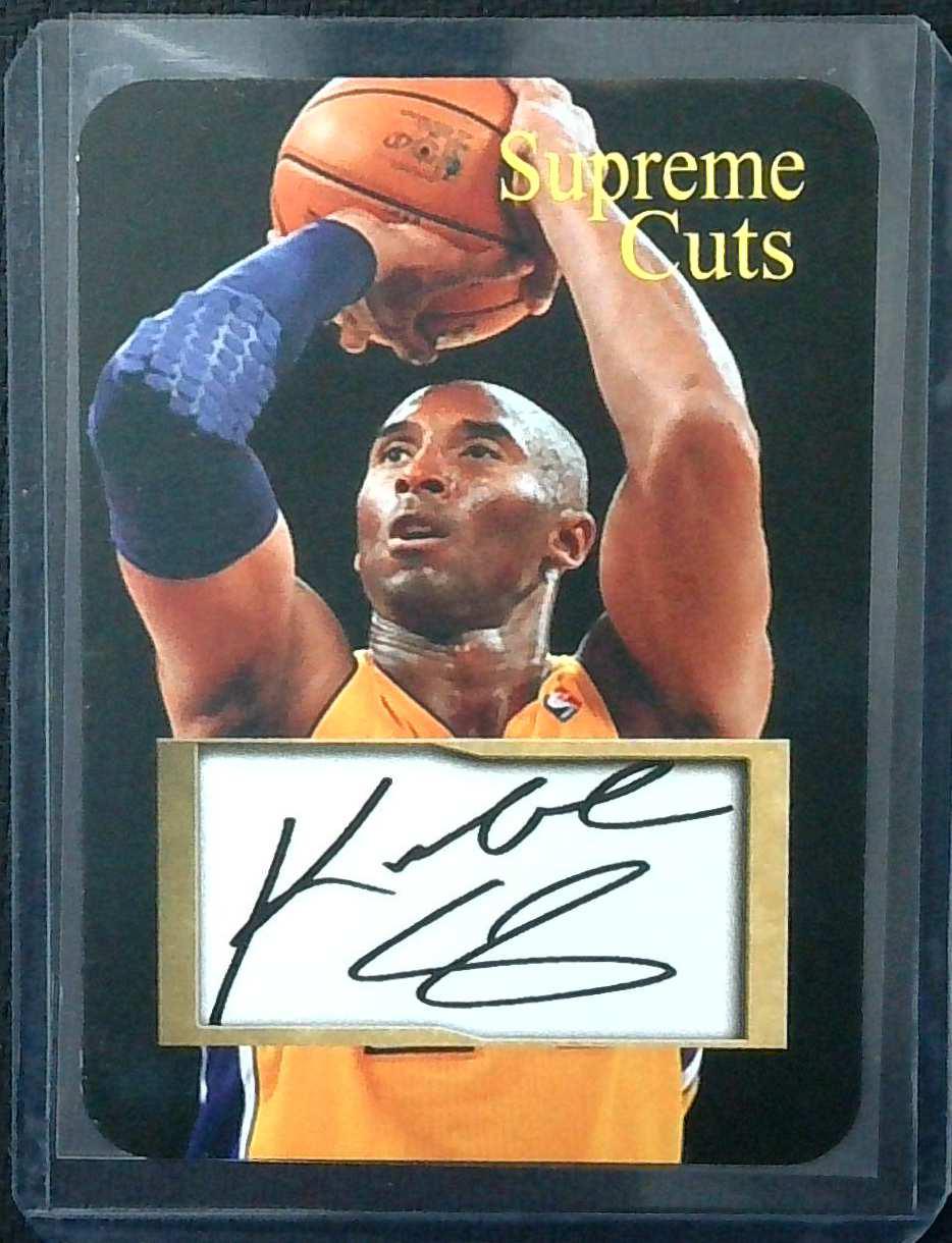 Kobe Bryant Supreme Cuts Facsimile Los Angeles Lakers – Great American ...