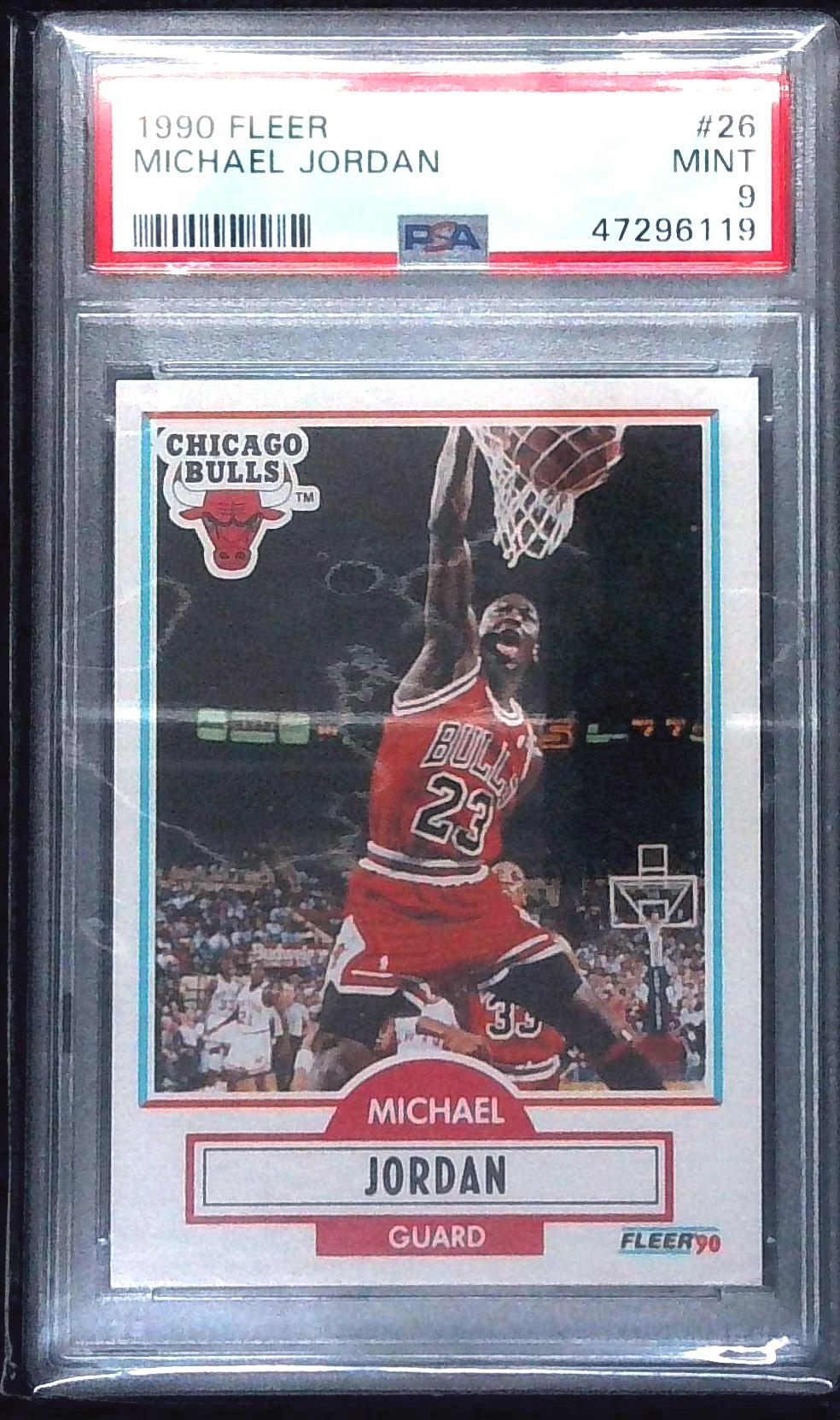 1990 Fleer Michael Jordan #26 PSA 9 – Great American Sports Cards
