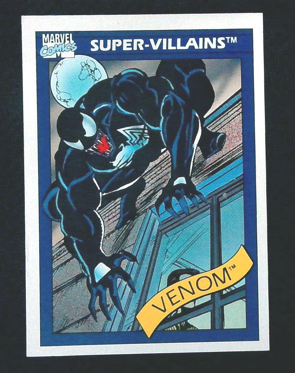 Venom 1990 Impel Marvel Universe #73 Super-Villains Rookie RC – Great ...