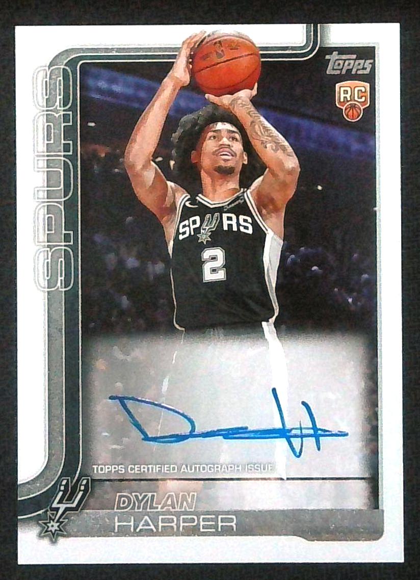2025-26 Topps Flagship Real One Rookie Autographs Auto Dylan Harper RC ...
