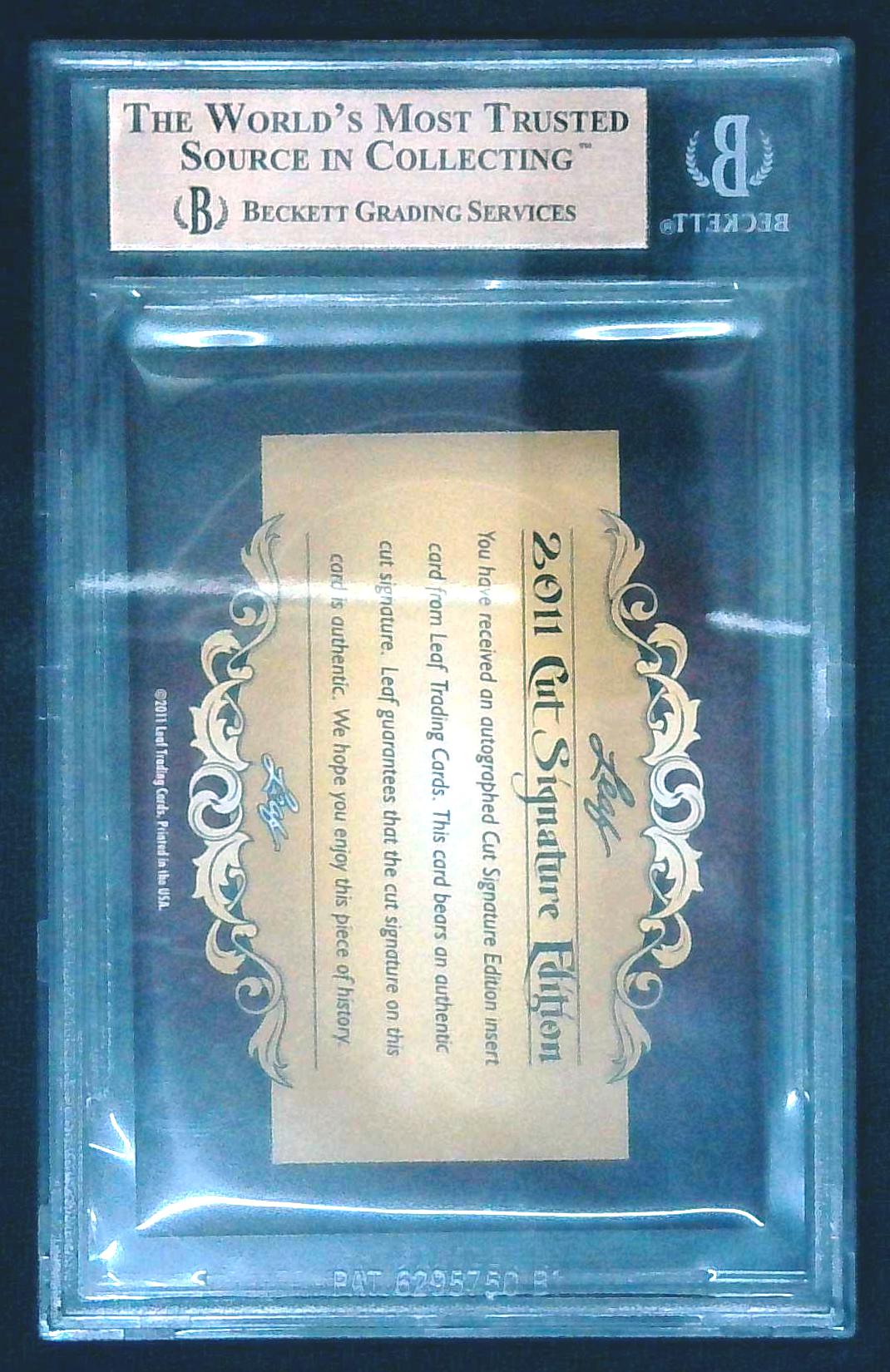 Julian Bond 2011 Leaf Cut Signature Edition AUTO 12/24 - Civil Rights ...