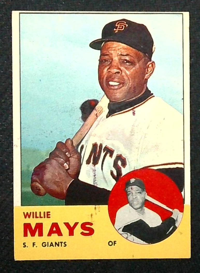 1963 TOPPS #300 WILLIE MAYS SAN FRANCISCO GIANTS – Great American ...