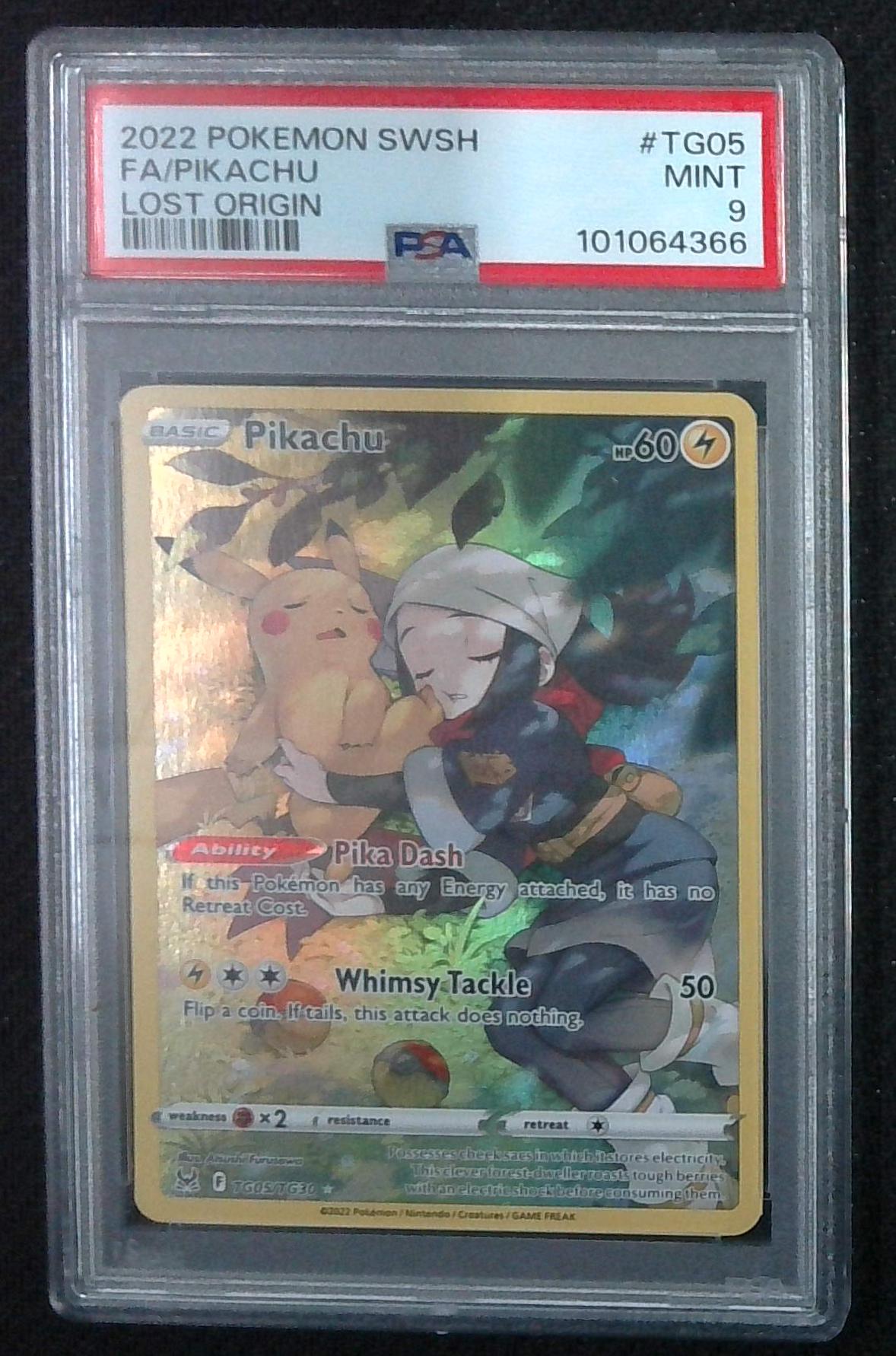 Pokemon TCG Pikachu TG05/TG30 Lost Origin Trainer Gallery PSA 9 – Great ...