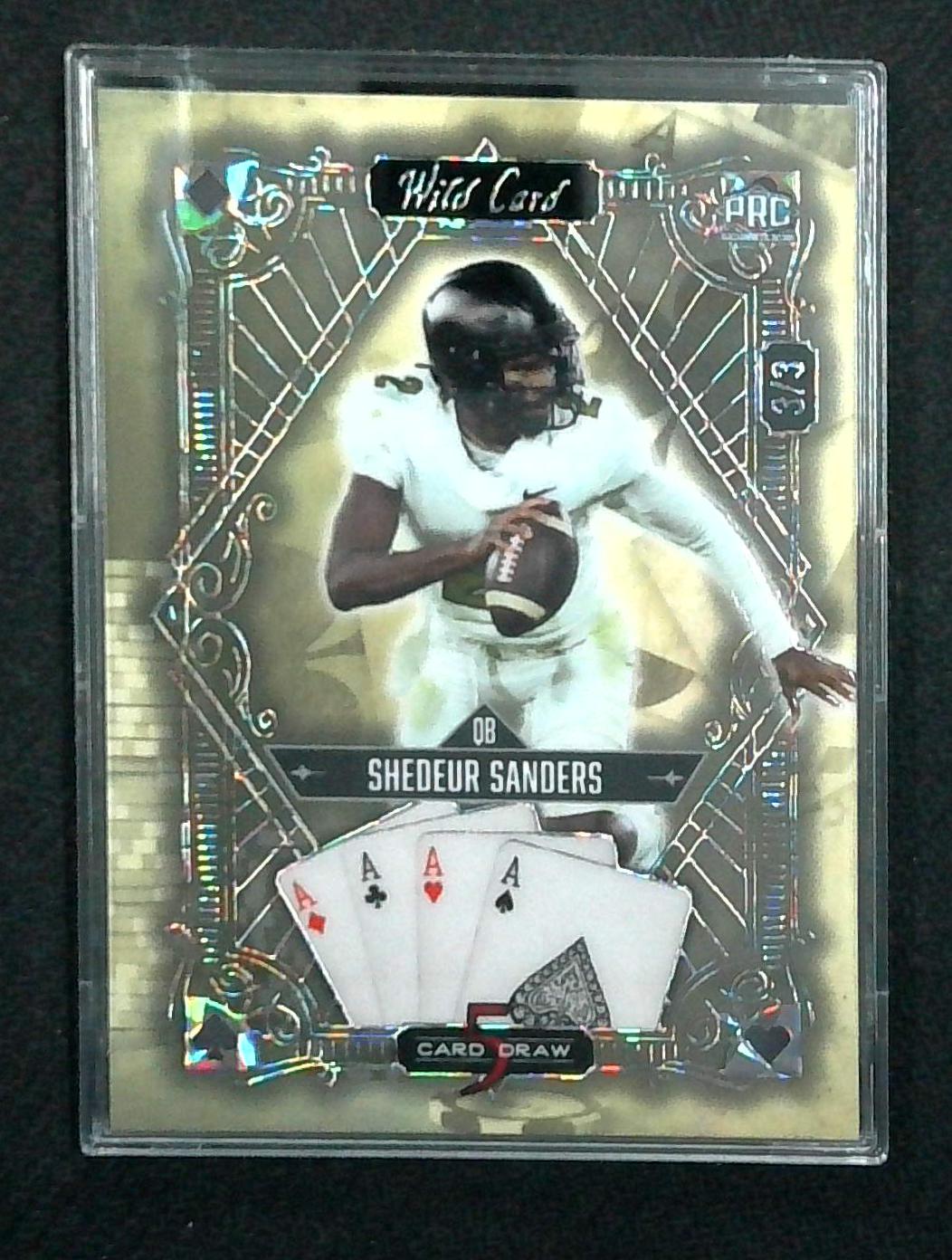 2024 Wild Card Shedeur Sanders PRC 3/3 - 5 Card Draw – Great American ...