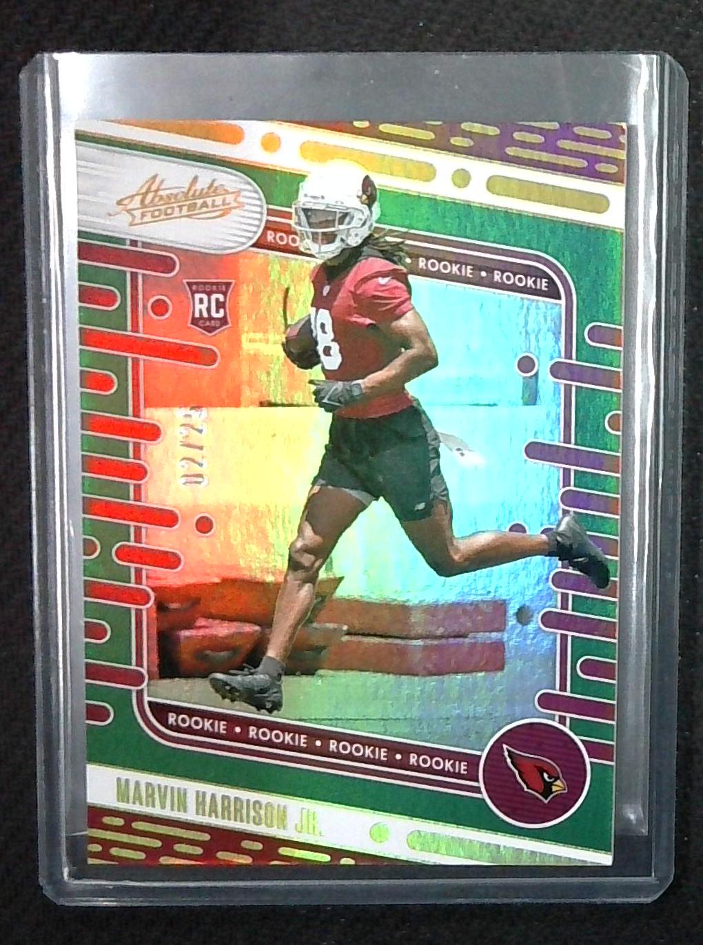 2024 Panini Absolute - Marvin Harrison Jr. #/25 RC Green Spectrum - Ca ...