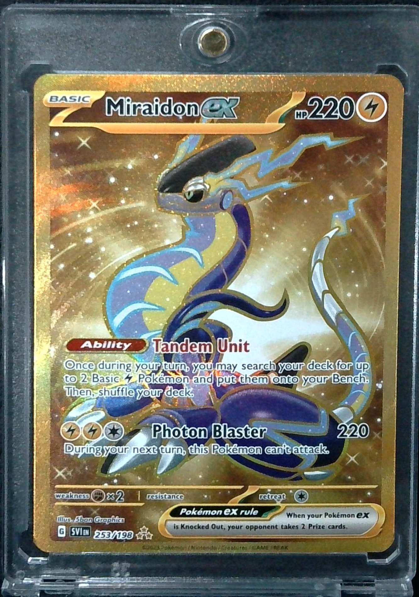 Pokemon TCG Miraidon EX 253/198 – Great American Sports Cards