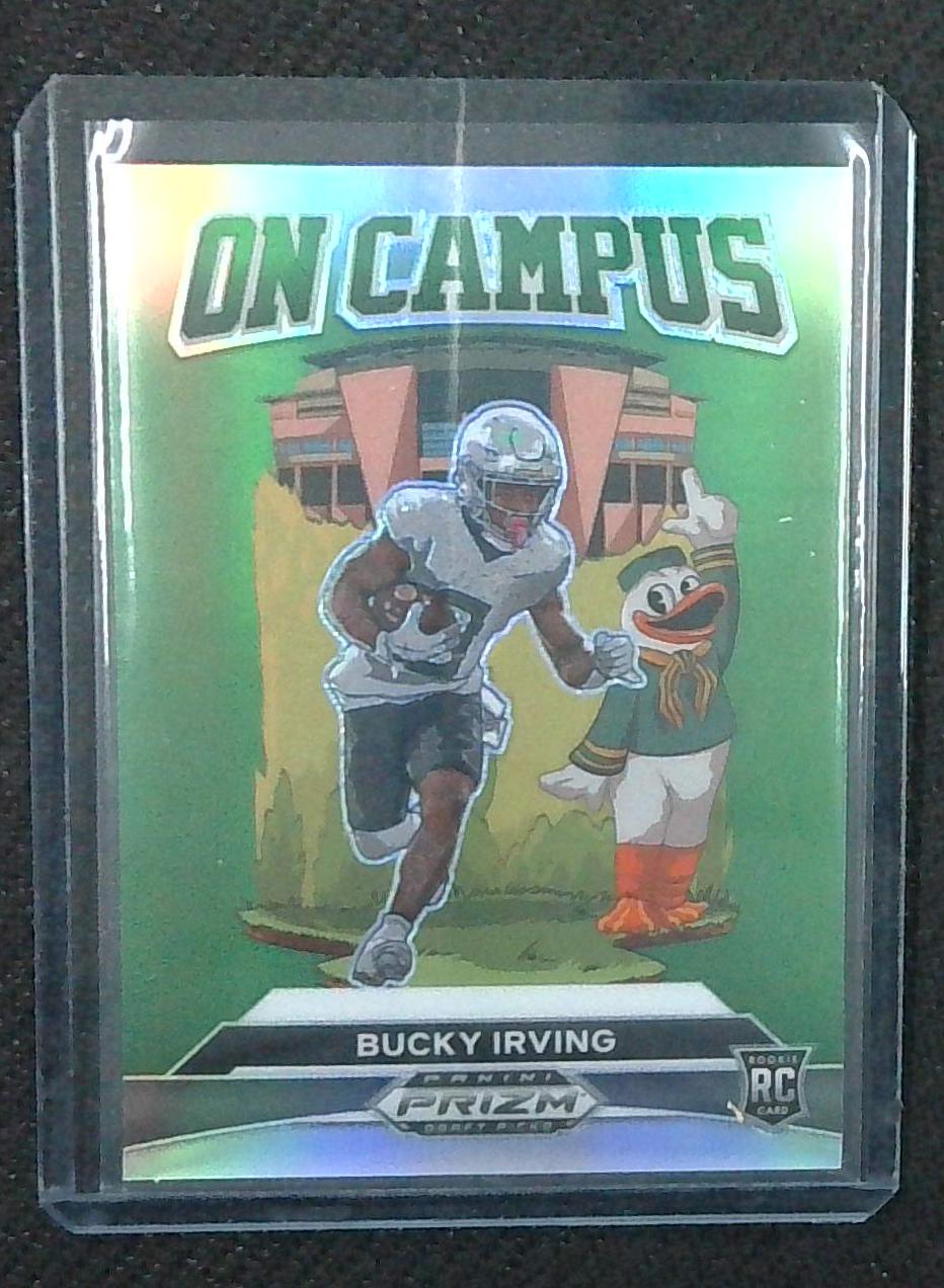 Bucky Irving 2024 Panini Prizm Draft Picks On Campus #OC-BIG – Great ...