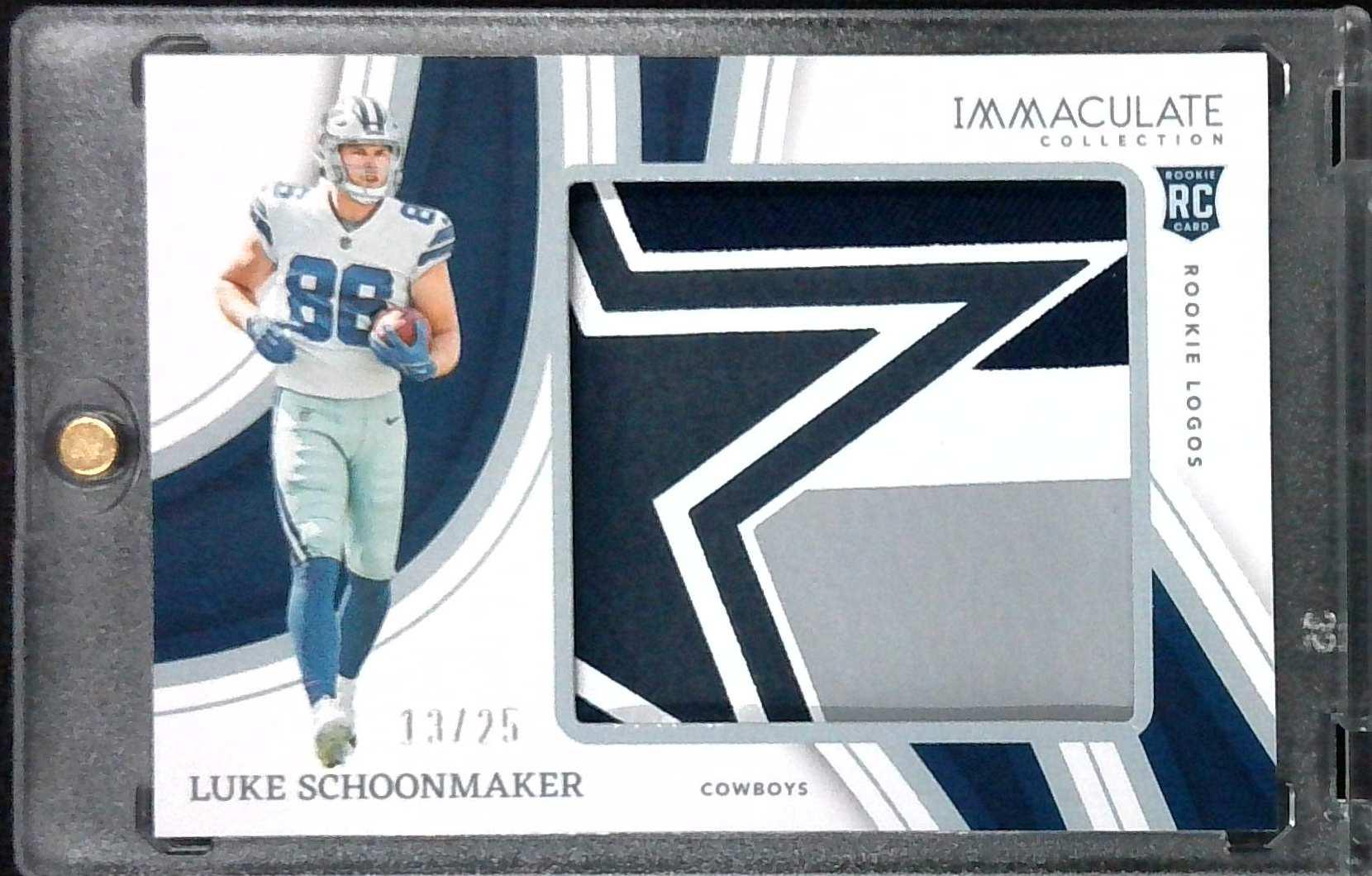 2023 Immaculate Luke Schoonmaker Rookie Logos /25 – Great American ...