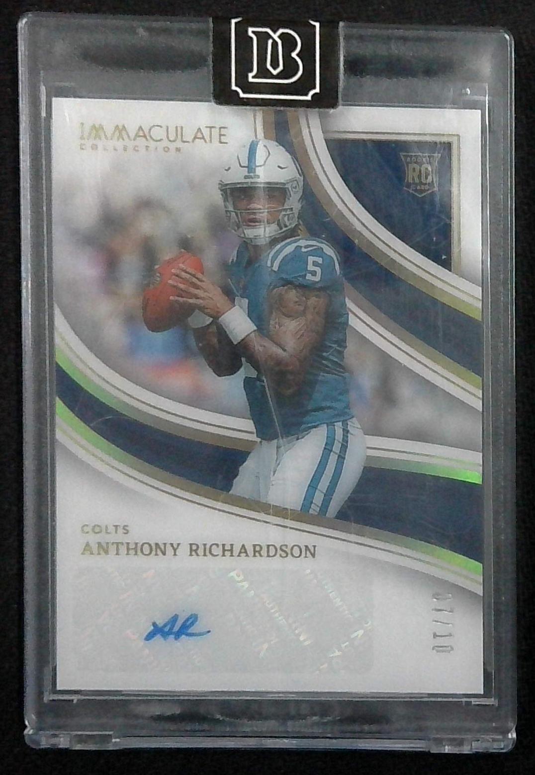 Anthony Richardson 2023 Immaculate Collection Rookie Autographs Gold ...