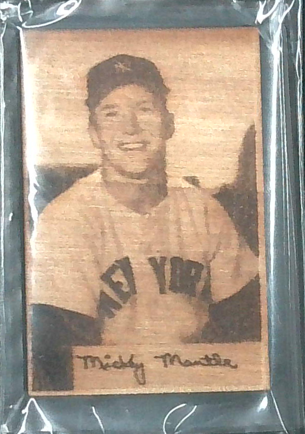 Custom Wood Card Mickey Mantle – Great American Sports Cards