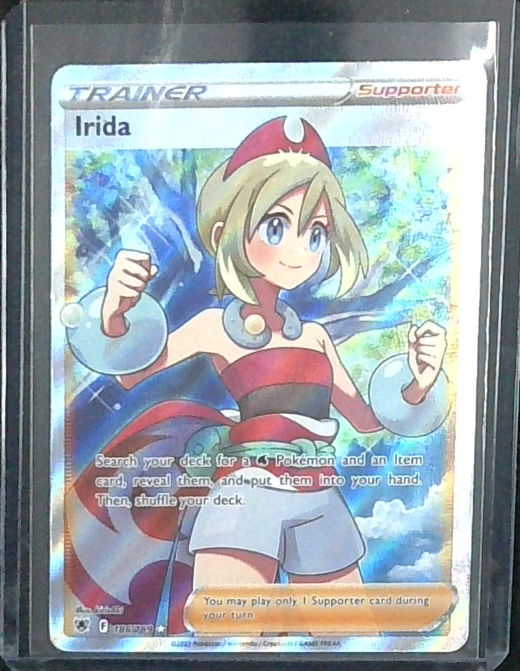 Pokemon Card Irida Ultra Rare 186/189 Astral Radiance Trainer – Great ...