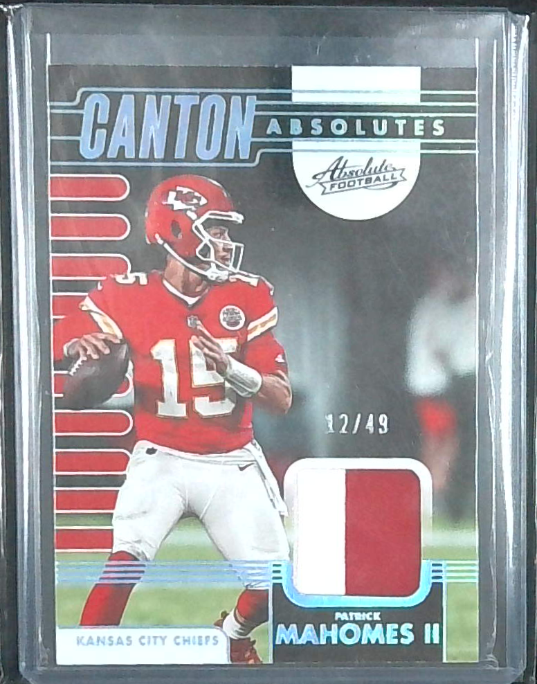 2023 Absolute Patrick Mahomes Canton Absolutes /49 Patch – Great ...