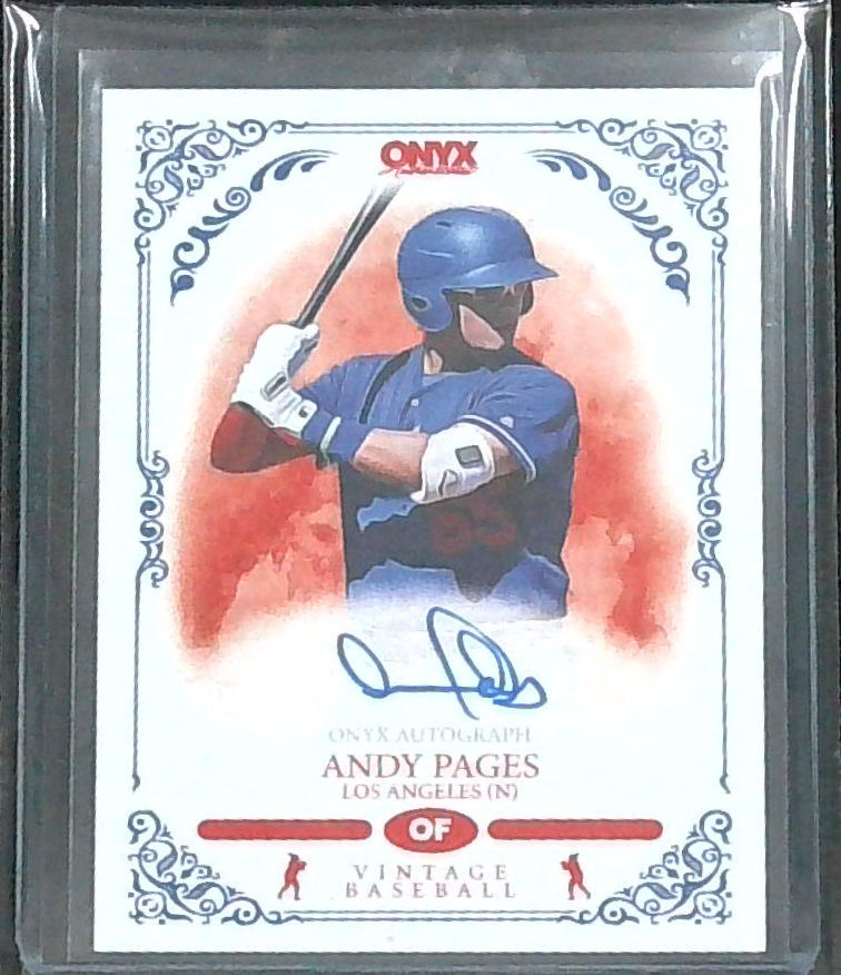 2022 Onyx Andy Pages Auto – Great American Sports Cards