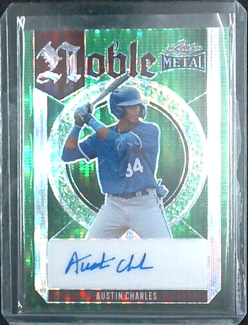 2023 Leaf Metal Austin Charles Noble Auto 1/1 – Great American Sports Cards