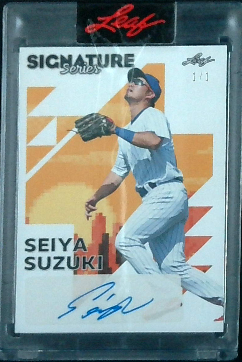 2023 Leaf Signature Series Seiya Suzuki Auto 1/1 – Great American ...