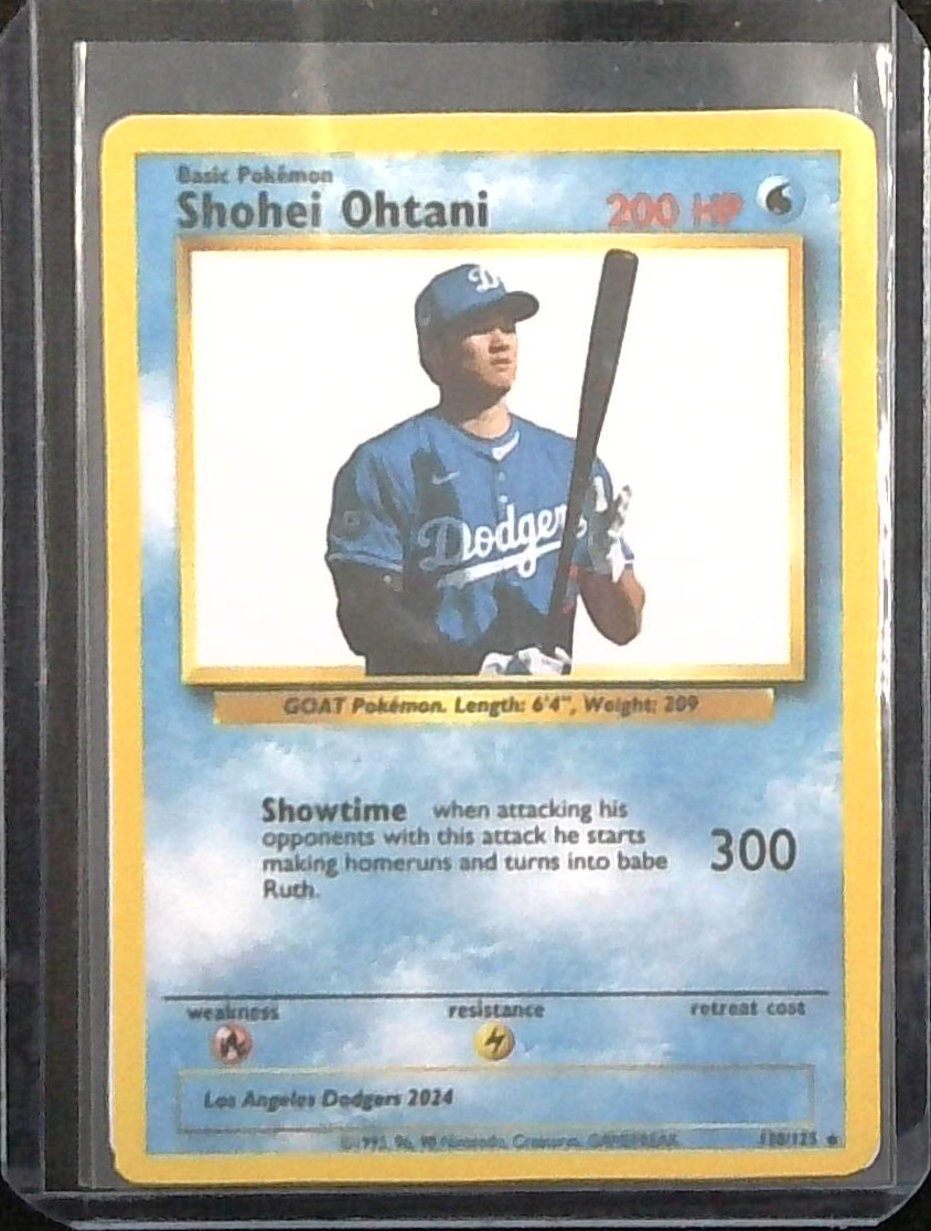 Shohei Ohtani Pokemon Sticker – Great American Sports Cards