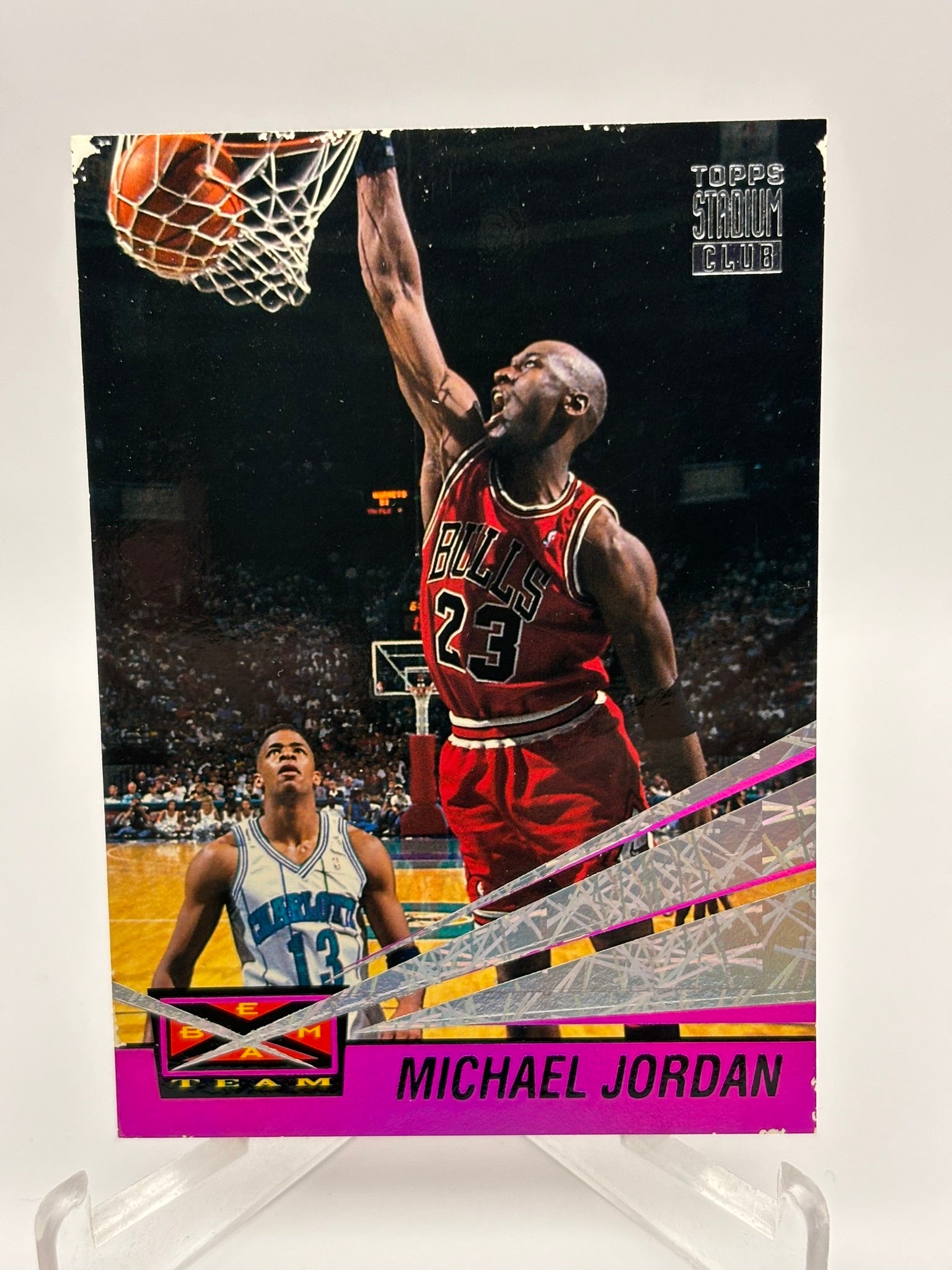 1993-94 Michael Jordan Stadium Club Beam Team #4 Chicago Bulls – Great ...
