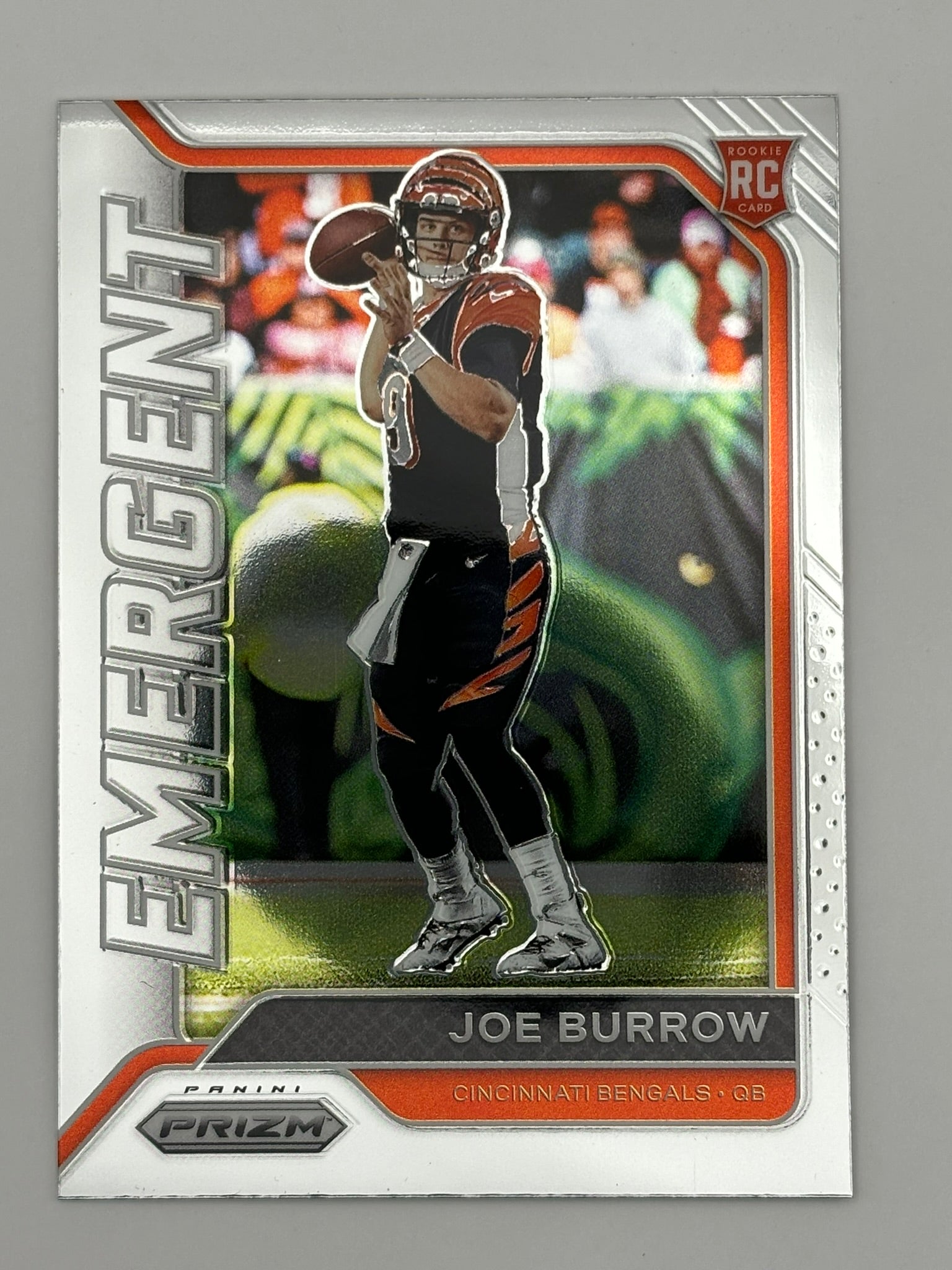 2020 Prizm Emergent Joe Burrow Rookie – Great American Sports Cards