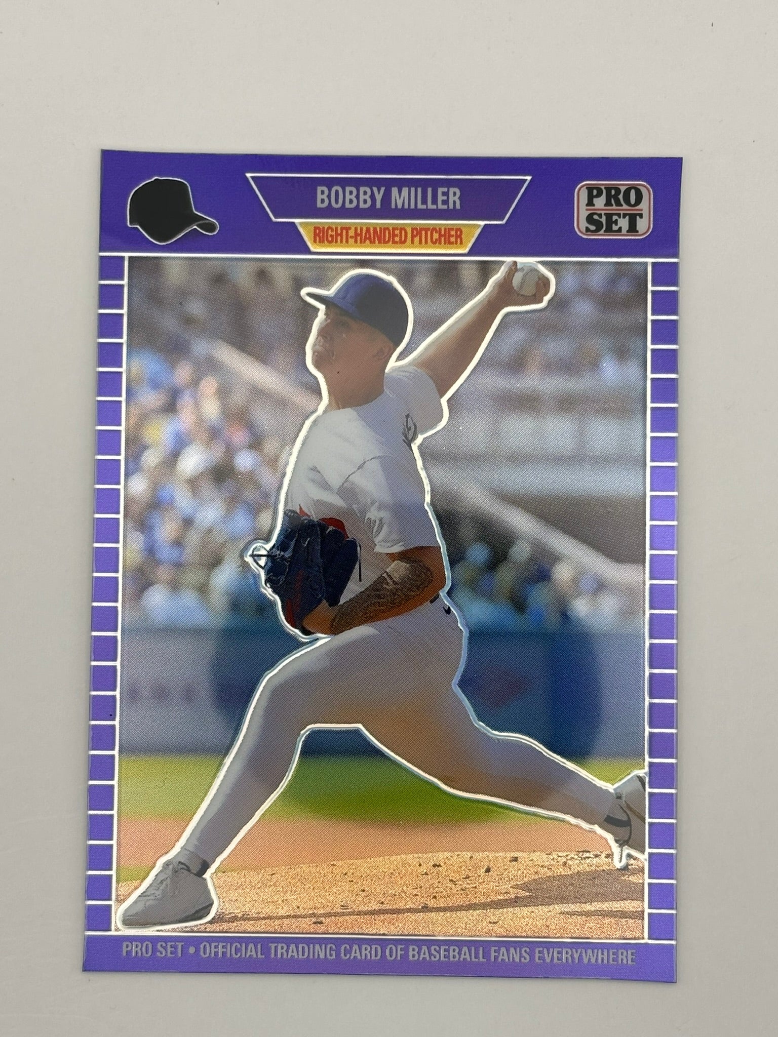 2024 Leaf Pro Set Bobby Miller Purple /15 – Great American Sports Cards