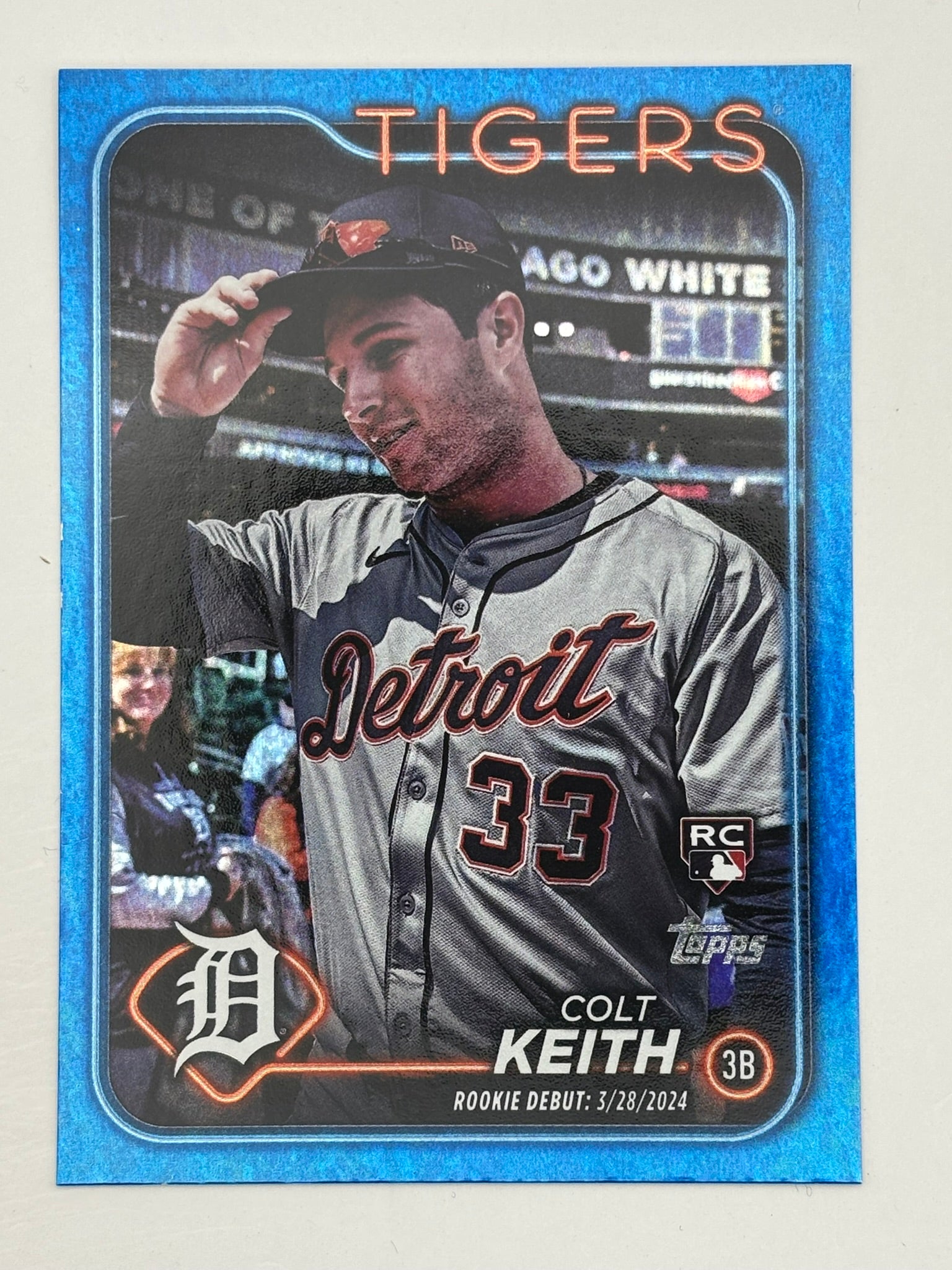 2024 Topps Update Colt Keith Blue Mini Diamond Rookie Debut /999 ...