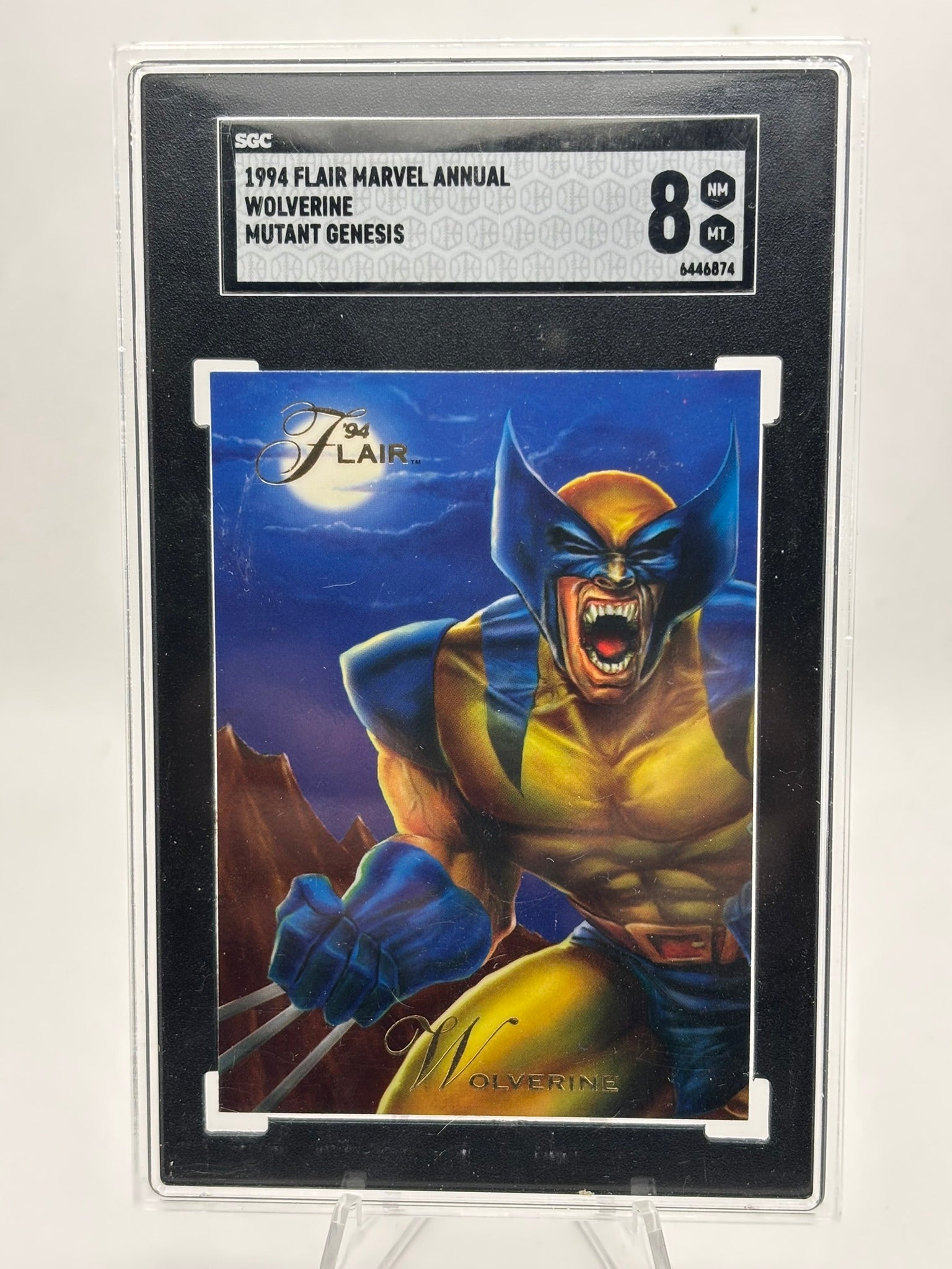 1994 Flair Marvel Annual Wolverine Mutant Genesis SGC 8 X-Men – Great ...