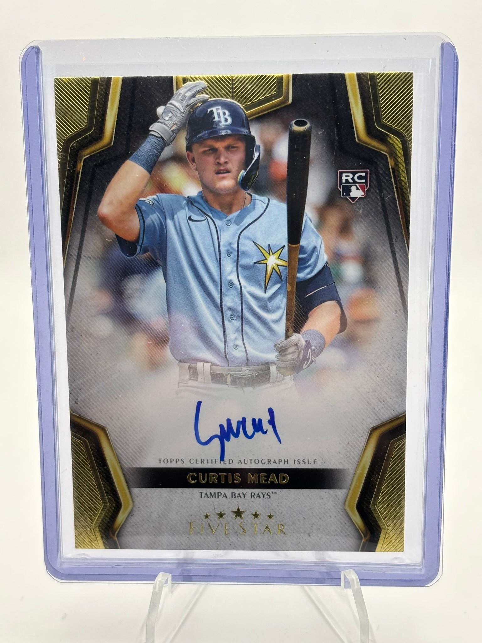2024 Topps Five Star Curtis Mead Rookie Auto Tampa Bay Rays – Great ...