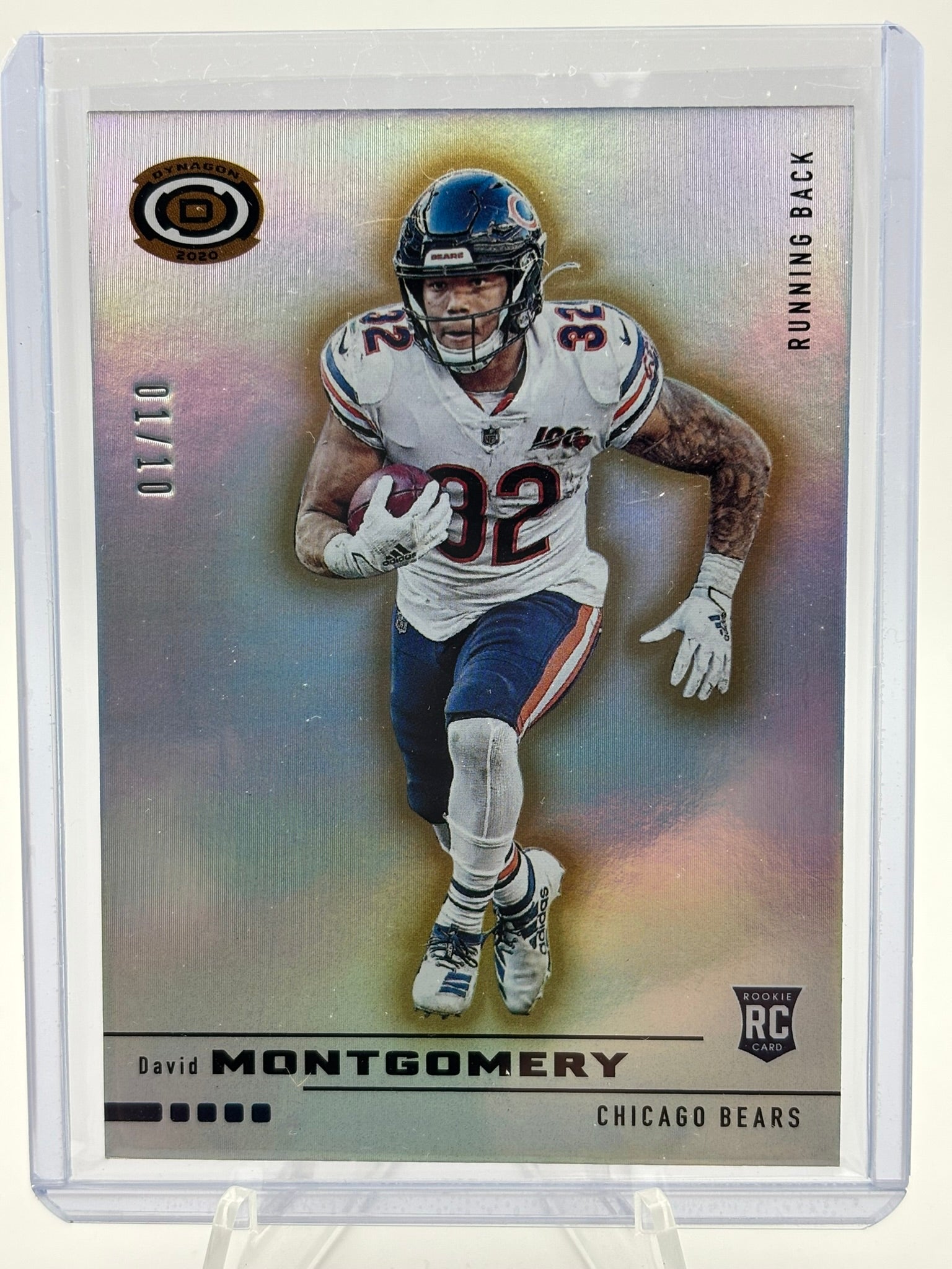 2019 Chronicles David Montgomery Dynagon Blue Rookie Card RC /10 Bears ...