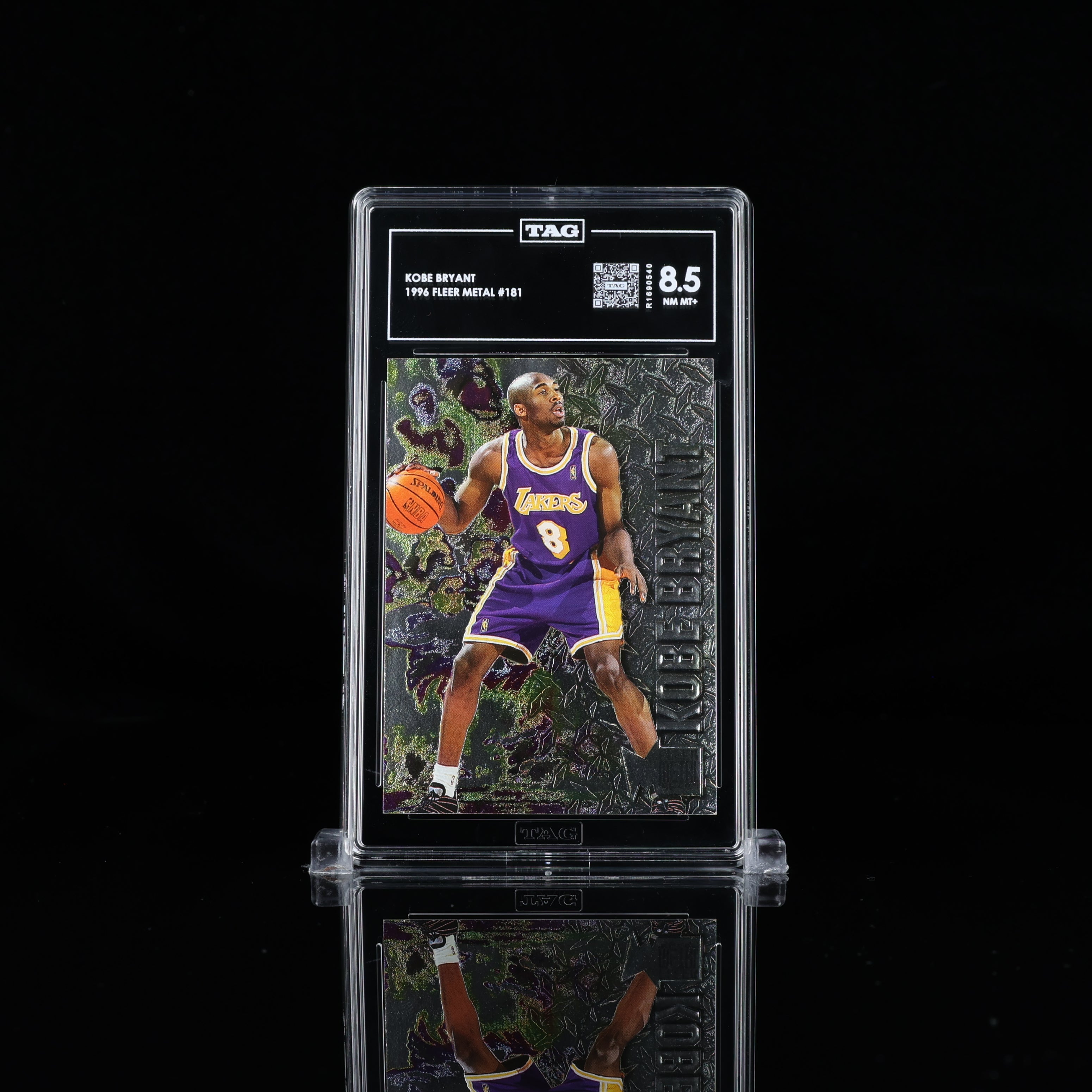 1996 Fleer Metal Kobe Bryant #181 TAG 8.5 Rookie – Great American ...