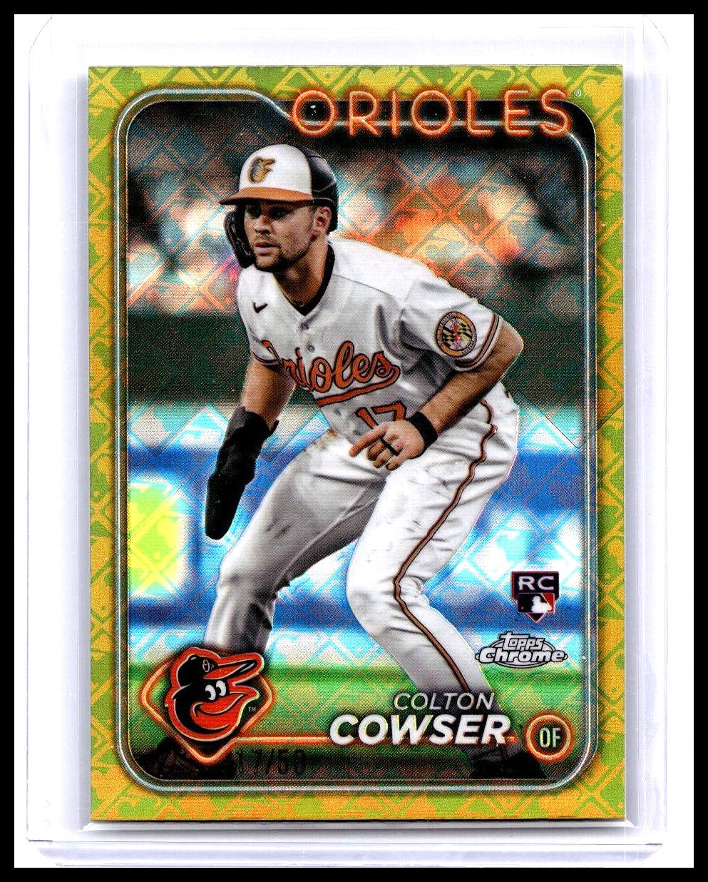 2024 Topps Chrome Logofractor - Colton Cowser RC - Gold /50 - Orioles ...