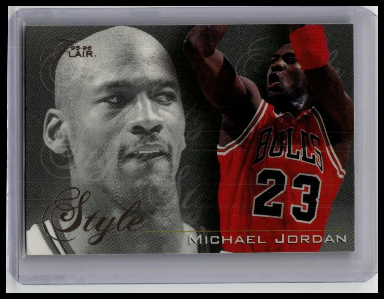 1995-96 Michael Jordan Flair Basketball Style #235 – Great American ...