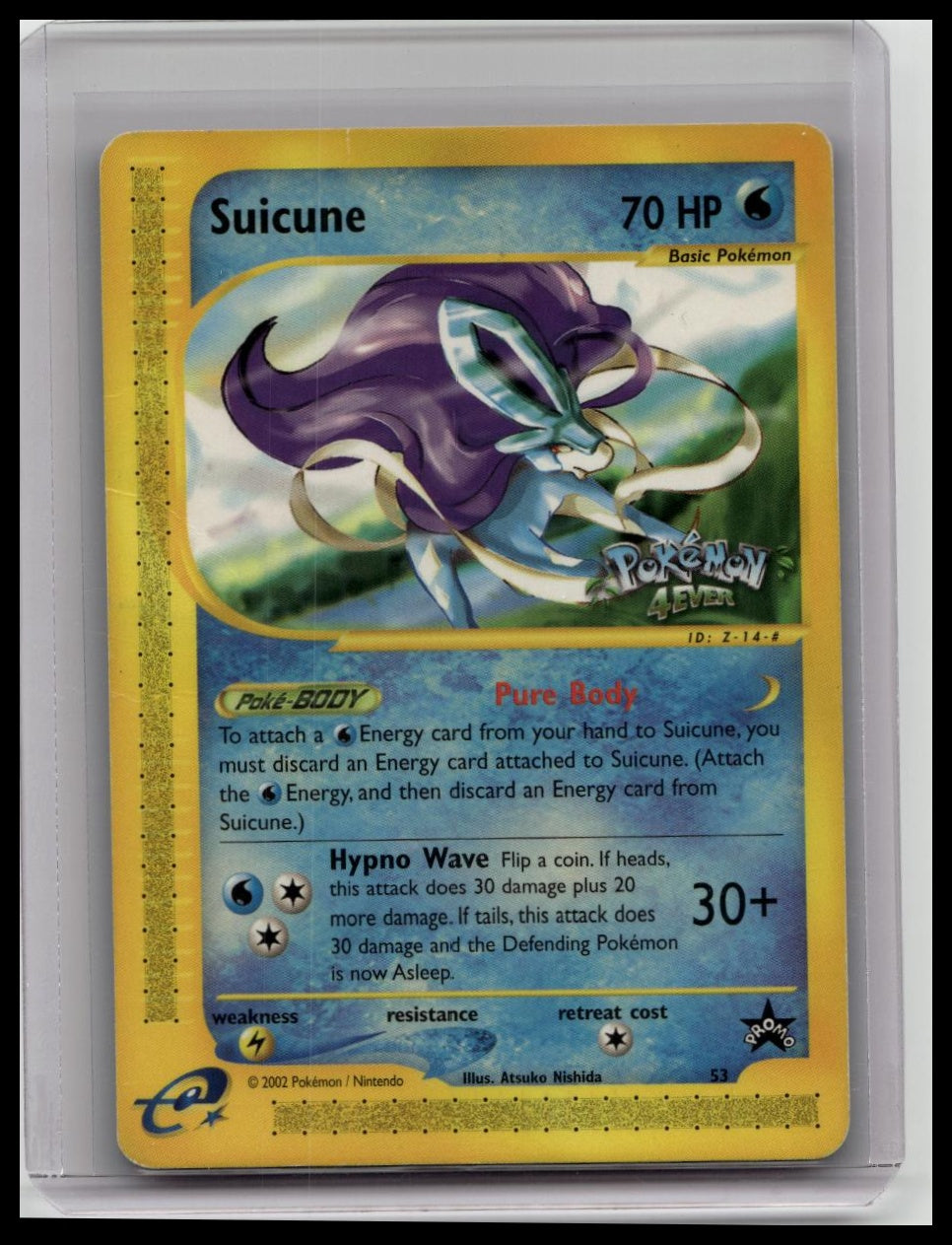 Suicune 53 Pokemon WOTC Wizards Black Star Promo Card – Great American ...
