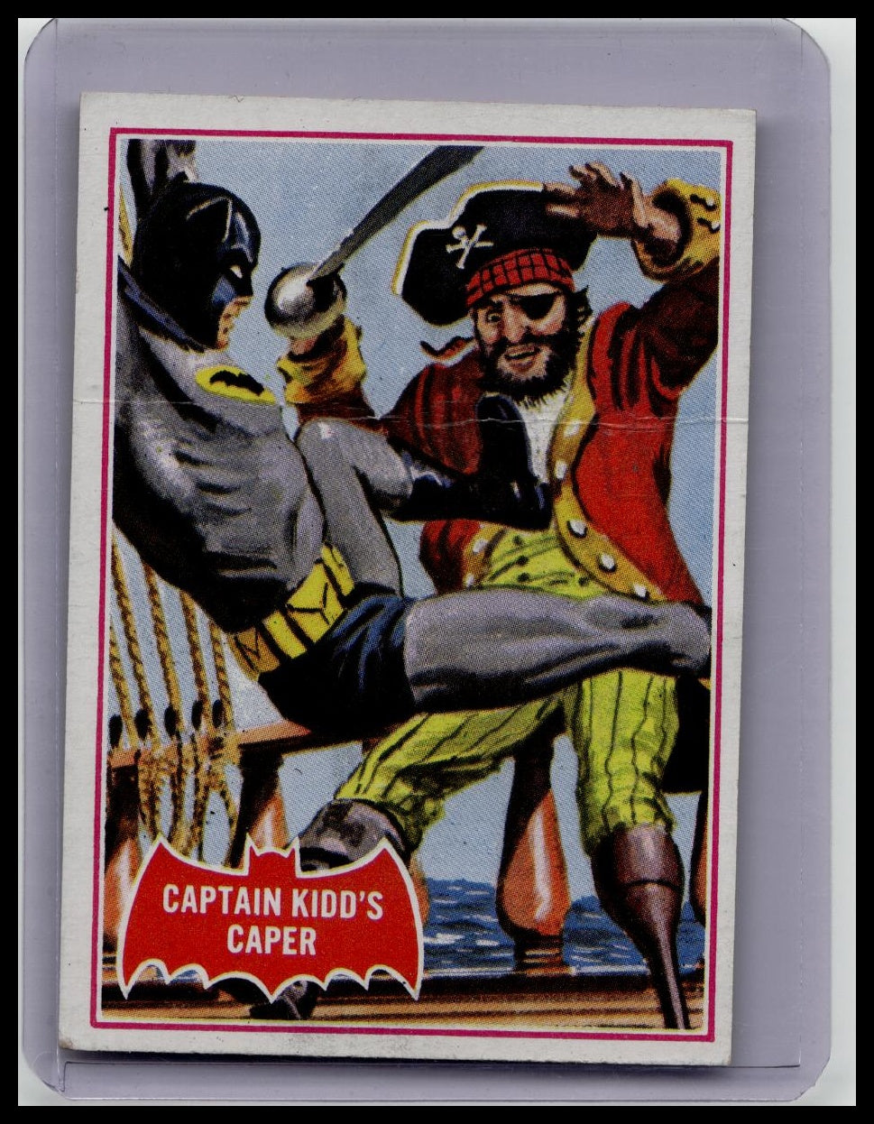 1966 Topps Batman – Captain Kidd’s Caper #32A (Penguin puzzle back ...