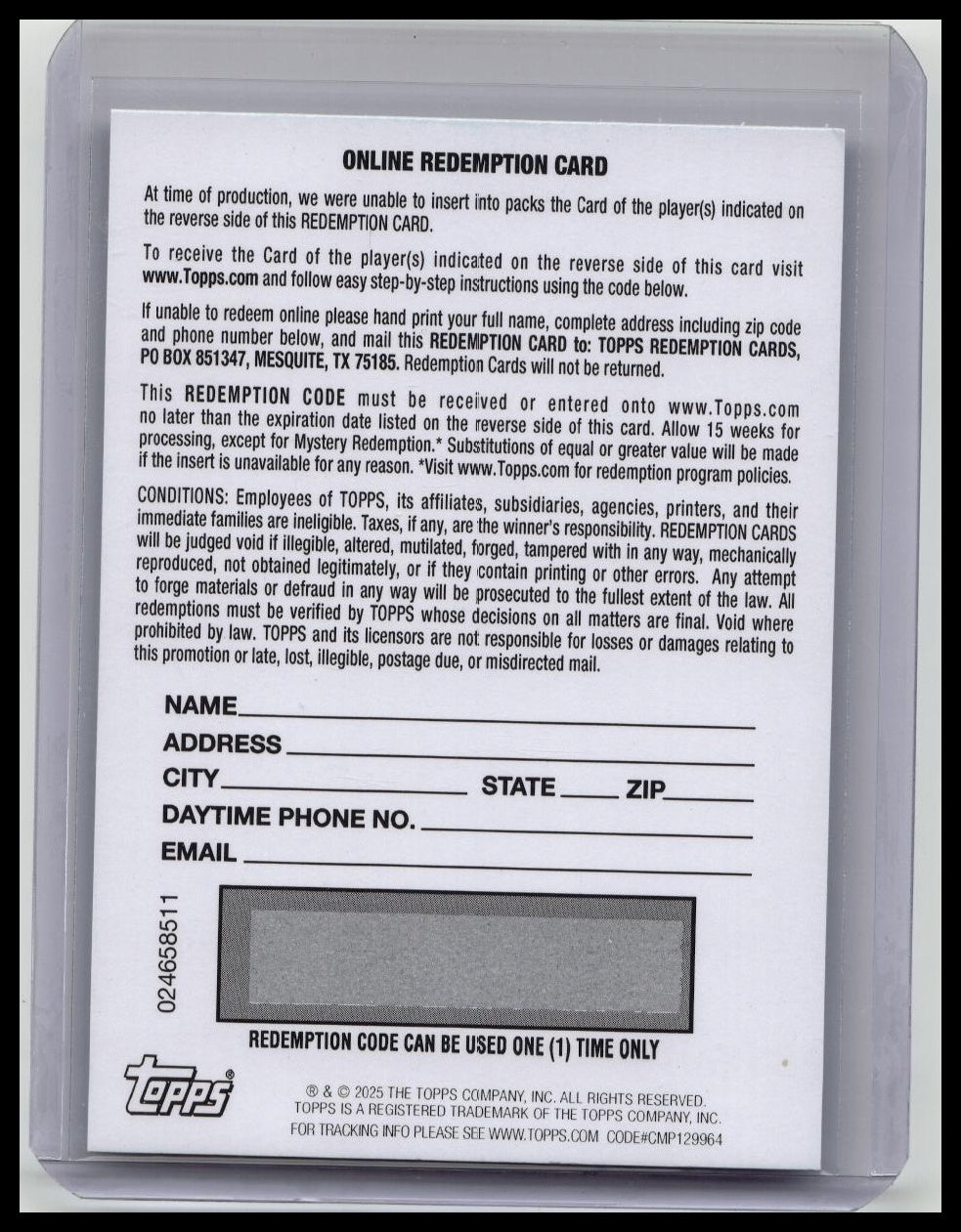 2025 Topps Chrome Nick Kurtz True Gold RC Auto /50- Redemption – Great ...