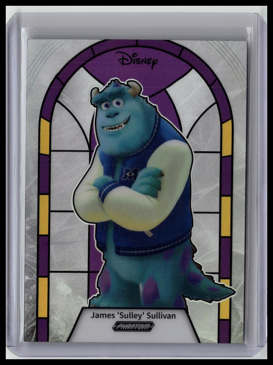 2025 Kakawow Phantom Disney James 'Sulley' Sullivan Stained Glass Purp ...