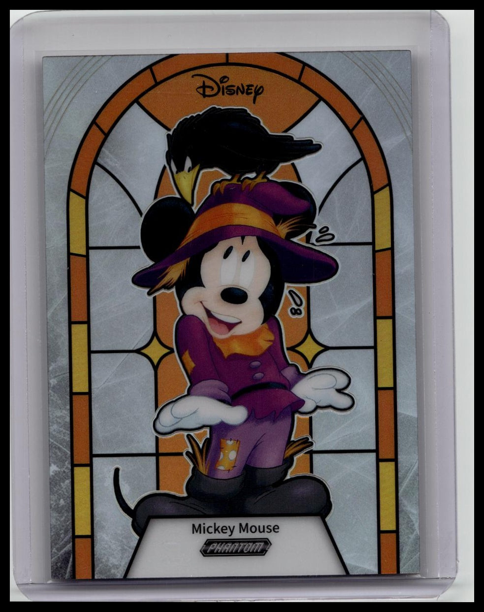 Mickey Mouse 2025 Kakawow Phantom Disney #PD-GLO-01 Orange Stained Gla ...