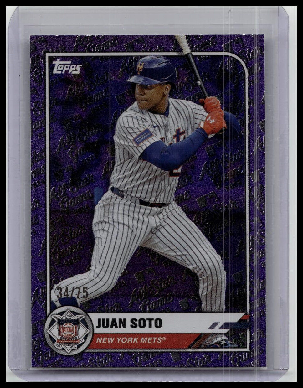 2025 Topps All-Star Game Juan Soto #60 Purple New York Mets /75 – Great ...