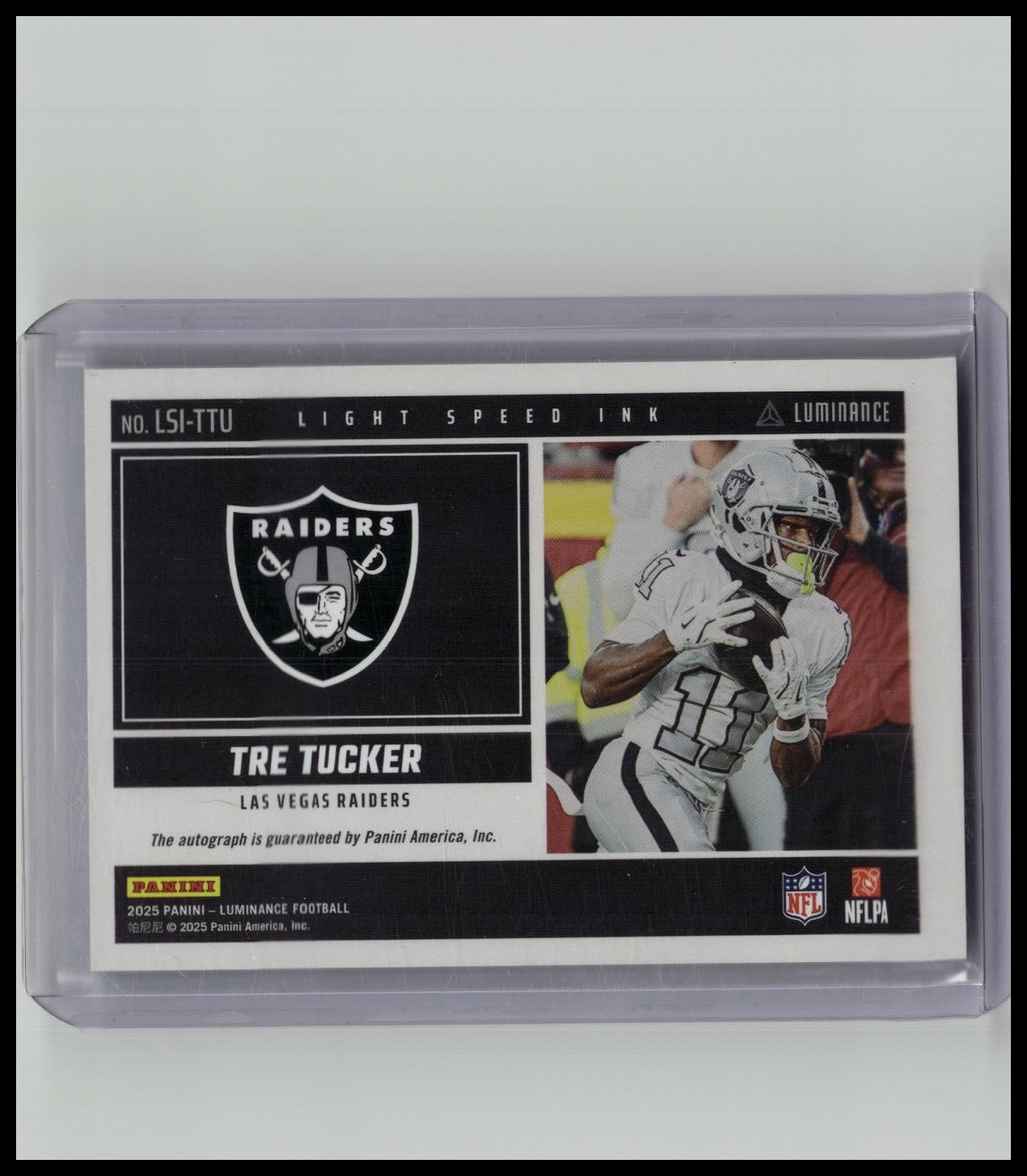 TRE TUCKER 2025 LUMINANCE LIGHT SPEED INK AUTOGRAPH AUTO /100 – Great ...