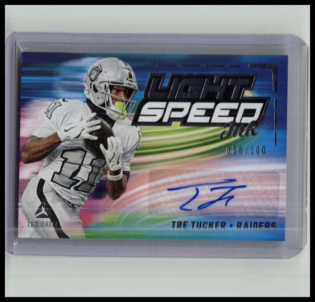 TRE TUCKER 2025 LUMINANCE LIGHT SPEED INK AUTOGRAPH AUTO /100 – Great ...