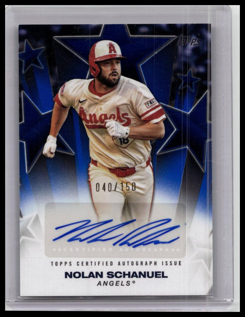2025 Topps Nolan Schanuel Baseball Stars Auto Blue #'d /150 – Great ...