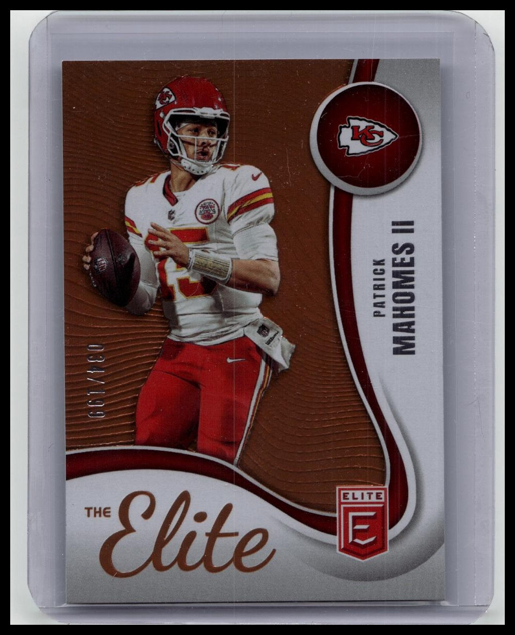 2025 Donruss Elite Patrick Mahomes Orange THE ELITE SP Chiefs /199 ...