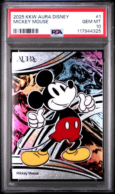 2025 KAKAWOW AURA DISNEY #1 MICKEY MOUSE PSA 10 – Great American Sports ...